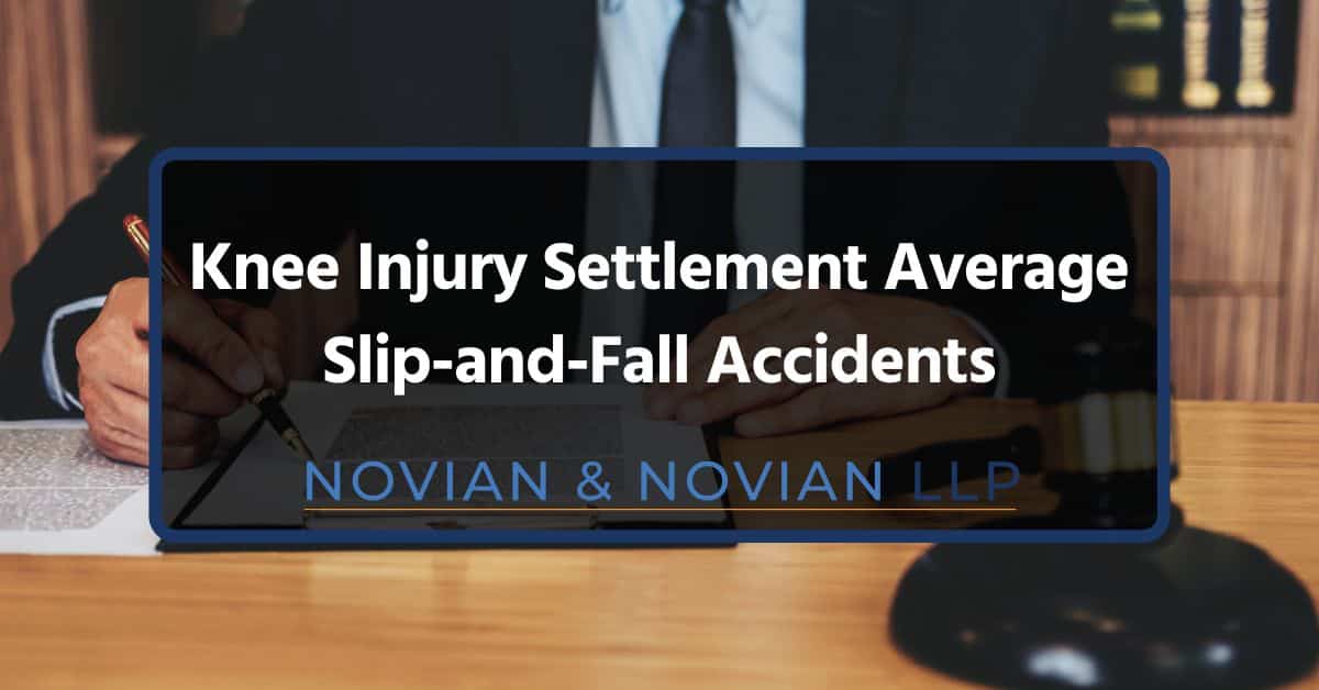 Knee Injury Settlement Average, Slip-and-Fall Accidents